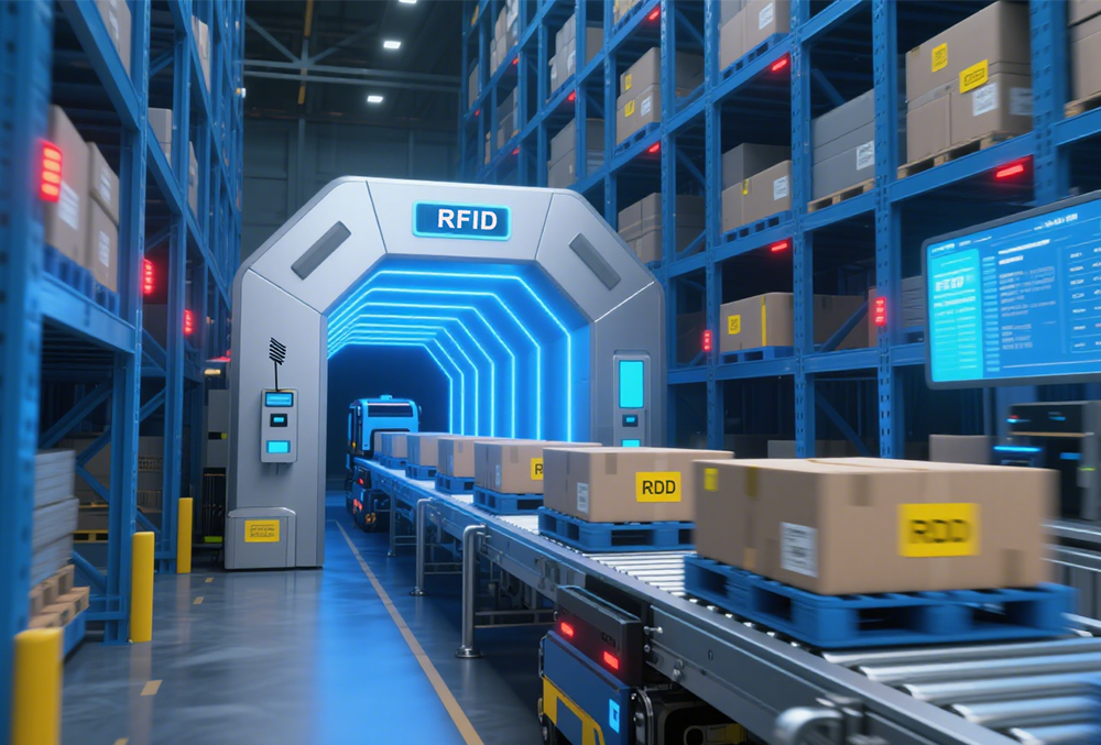 RFID Tunnel， innovative device based on radio frequency identification