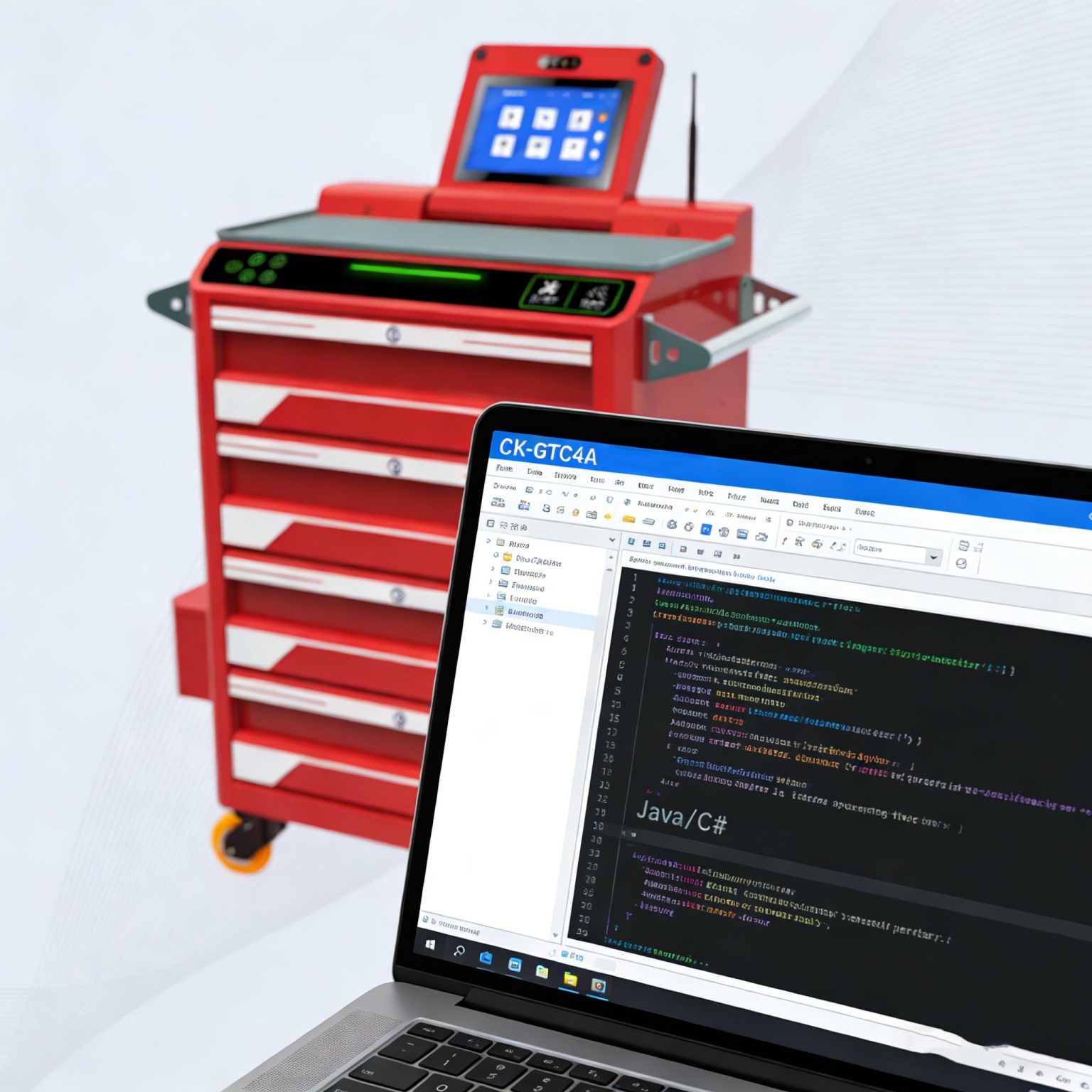 CK-GTC4A Multi-Drawer RFID Tool Cart – Real-Time Tool Management ...