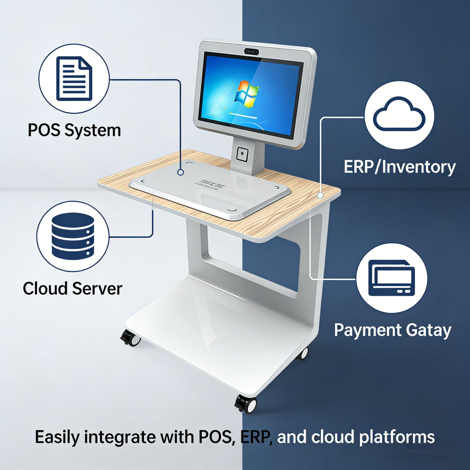 CK-DP11C RFID Payment Terminal for Self-Checkout System Developers
