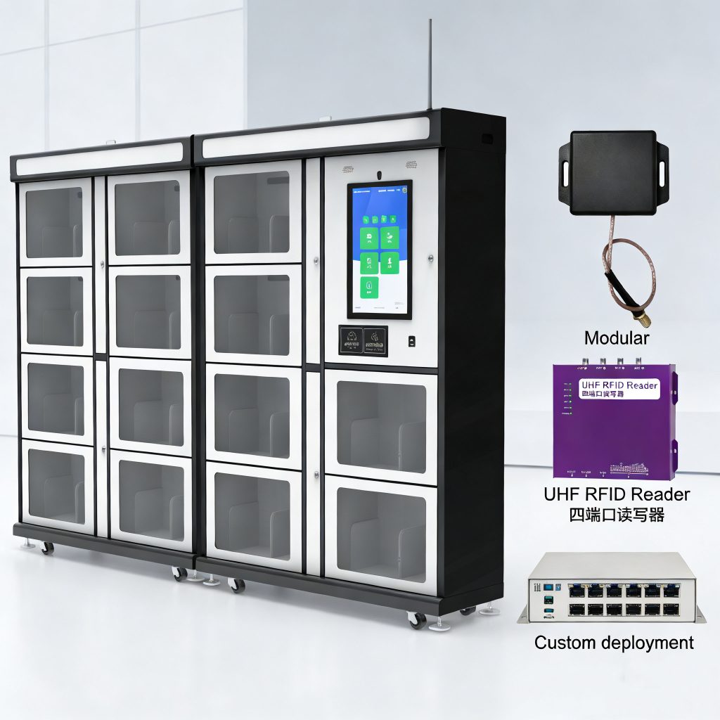 RFID Library System Design Using Smart RFID Cabinets and Modular Readers