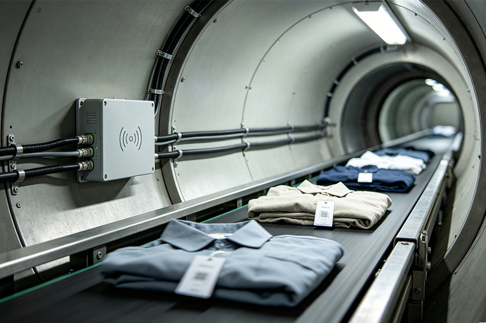 RFID Reader Module for Laundry Tracking and Textile Inventory Automation